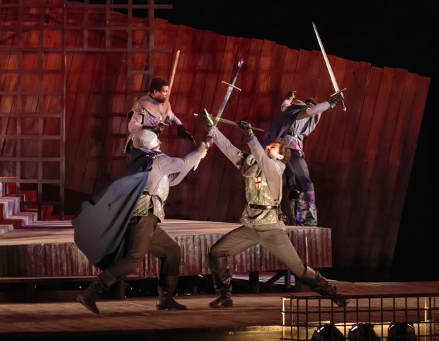 Jim Butz anchors 'Henry V'