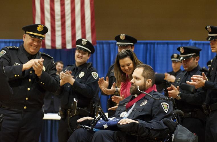 Ballwin police Officer Michael Flamion honored with Medal of Valor ...