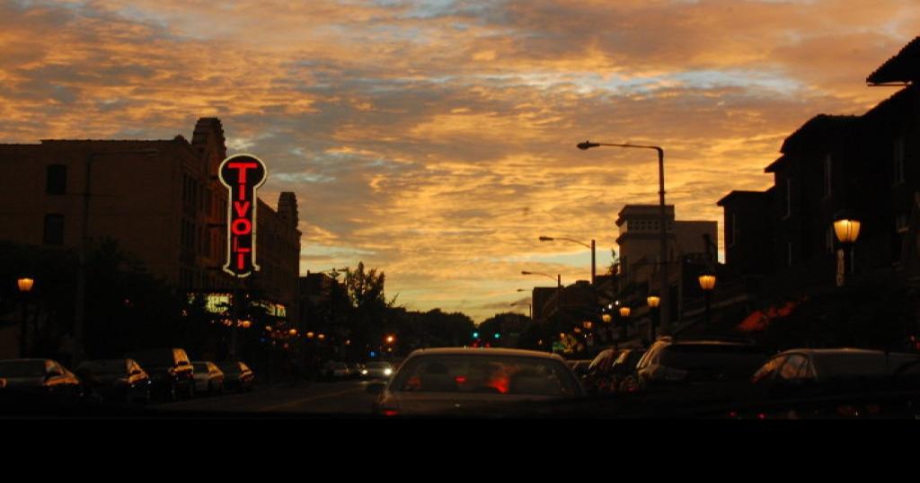 BBC News video focuses on Delmar Boulevard as the area's 'dividing line'