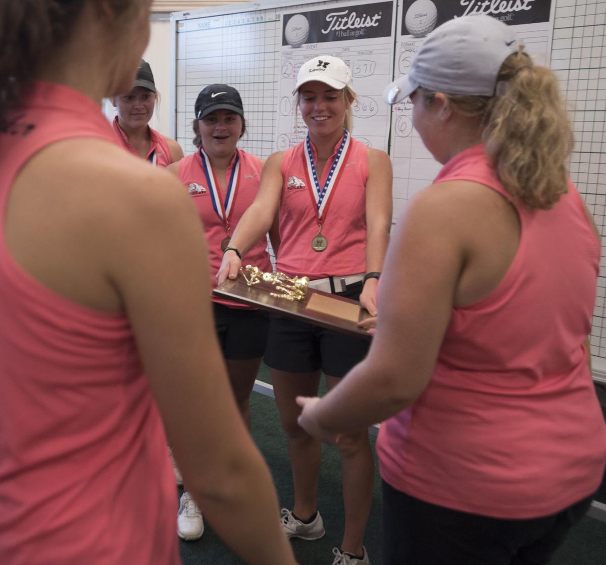Highland gives Hirsch one final conference championship | Girls Golf ...