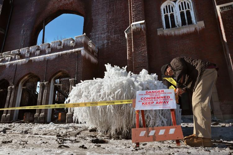 Historic church burns in north St. Louis