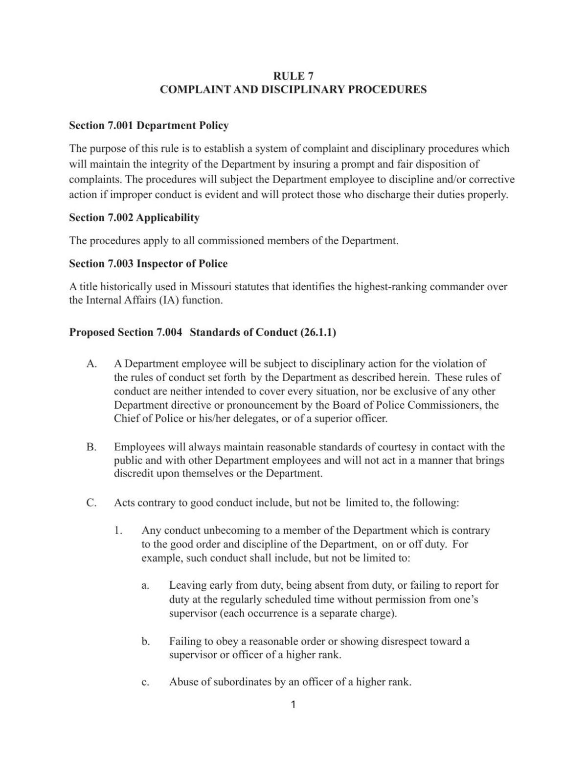 St. Louis Police Board OKs discipline rules, no review board