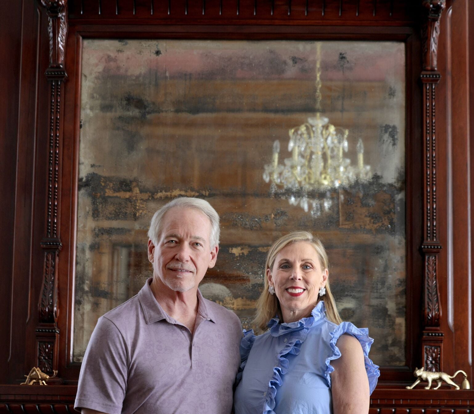 At home with Jim Roache and Cheryl Rossman of Lafayette Square