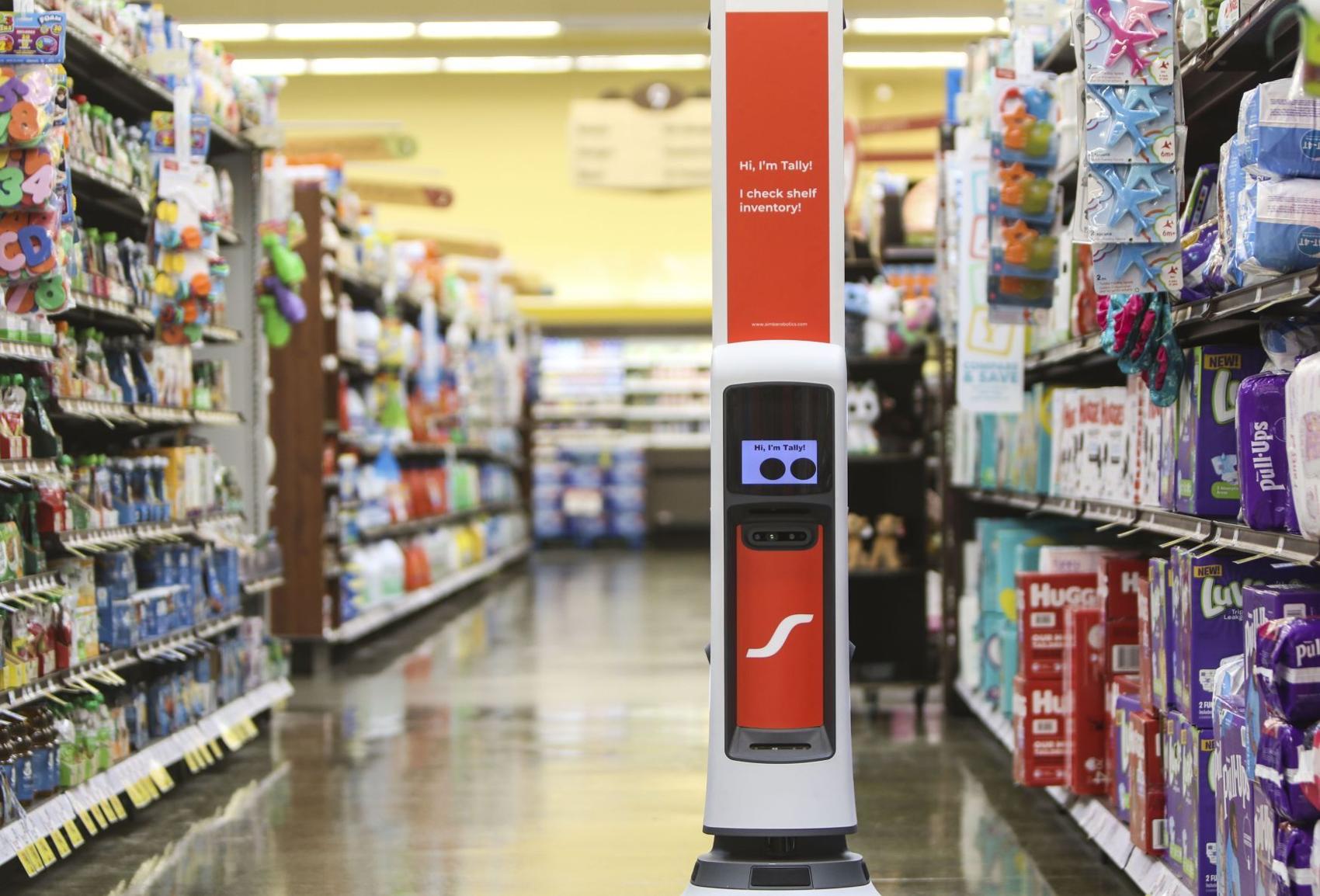 Tally the Robot at Schnucks in Des Peres | Local Business | stltoday.com