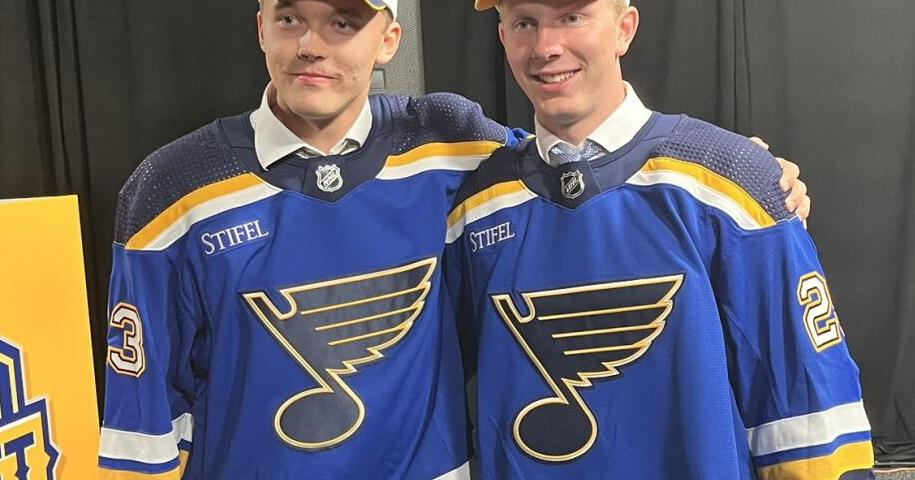 Blues go heavy on Swedes in first round, add Otto Stenberg and Theo ...