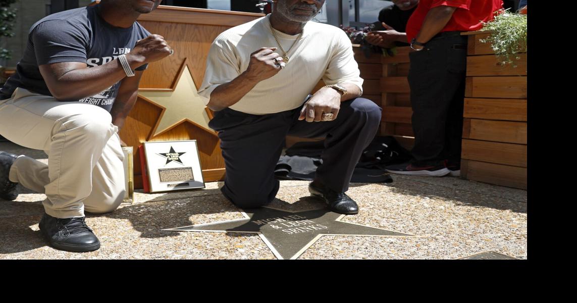 Photos and video: Boxing stars Leon and Michael Spinks inducted on St ...