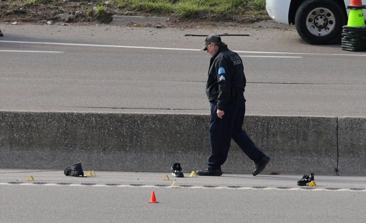 St. Louis police officer hit by car on I-70 was shot two years ago in ...