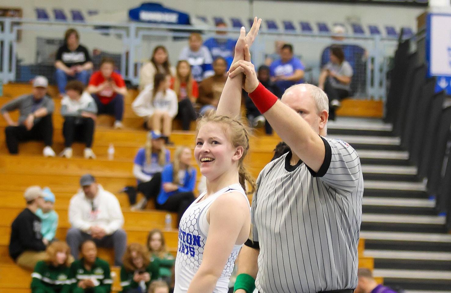 Class 2 District 1 girls wrestling tournament