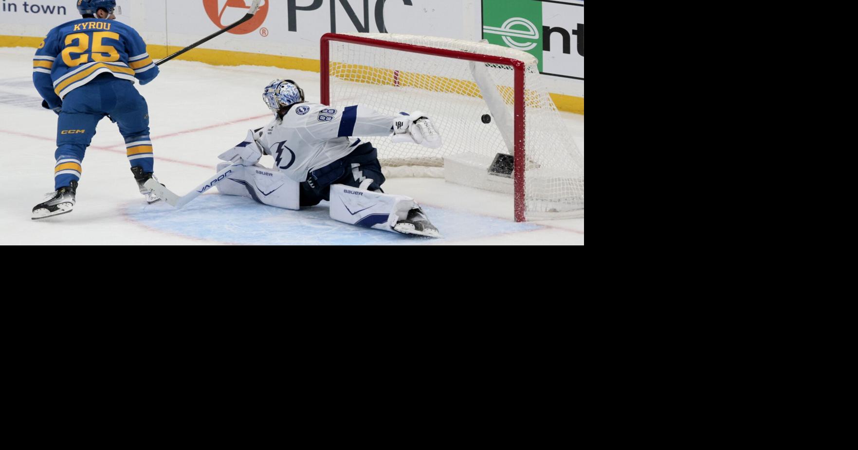 Blues, Jim Montgomery strike right notes in shootout win over Lightning