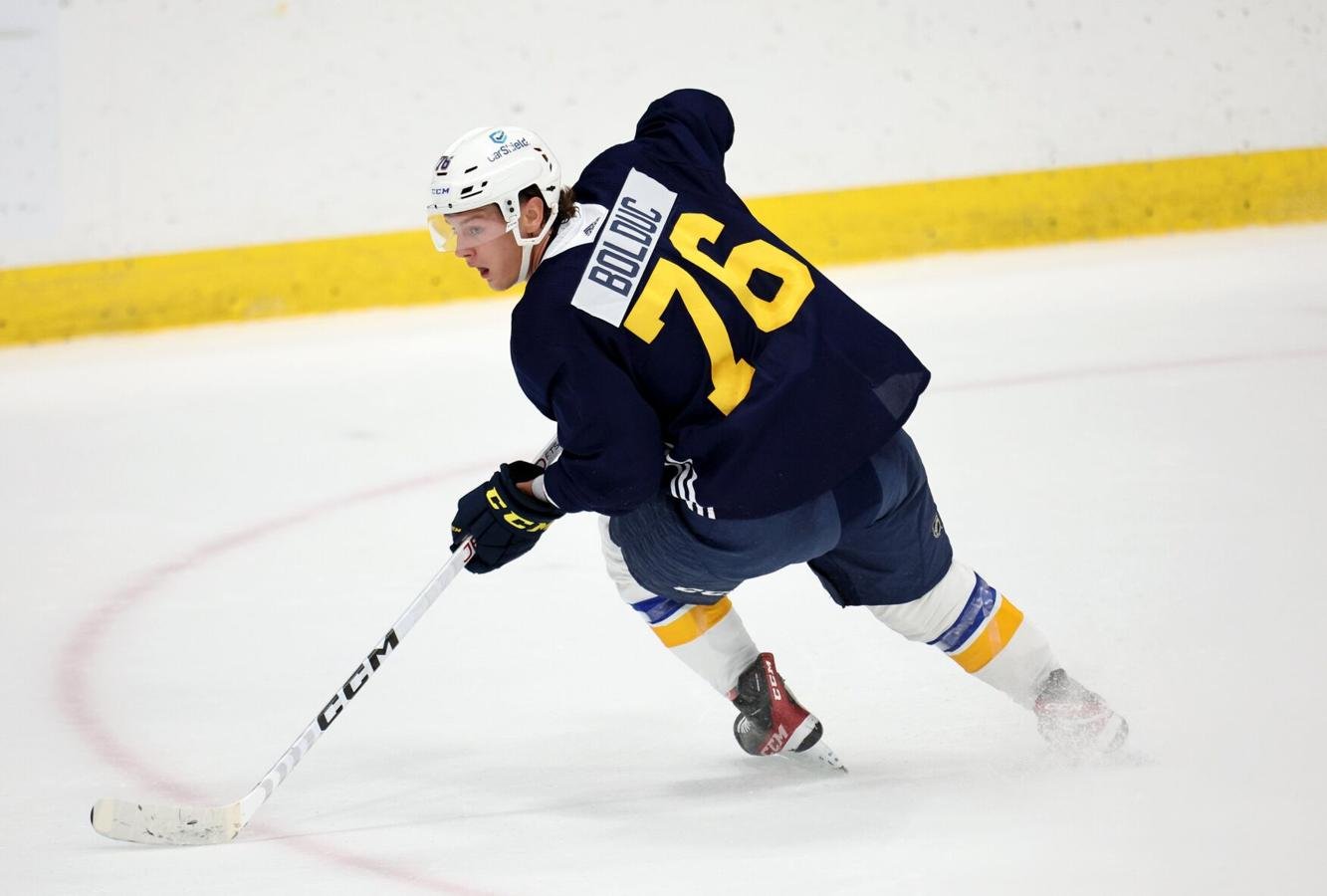 Blues to debut 'excited' prospect Zack Bolduc vs. Islanders