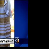 What color dress do you see?