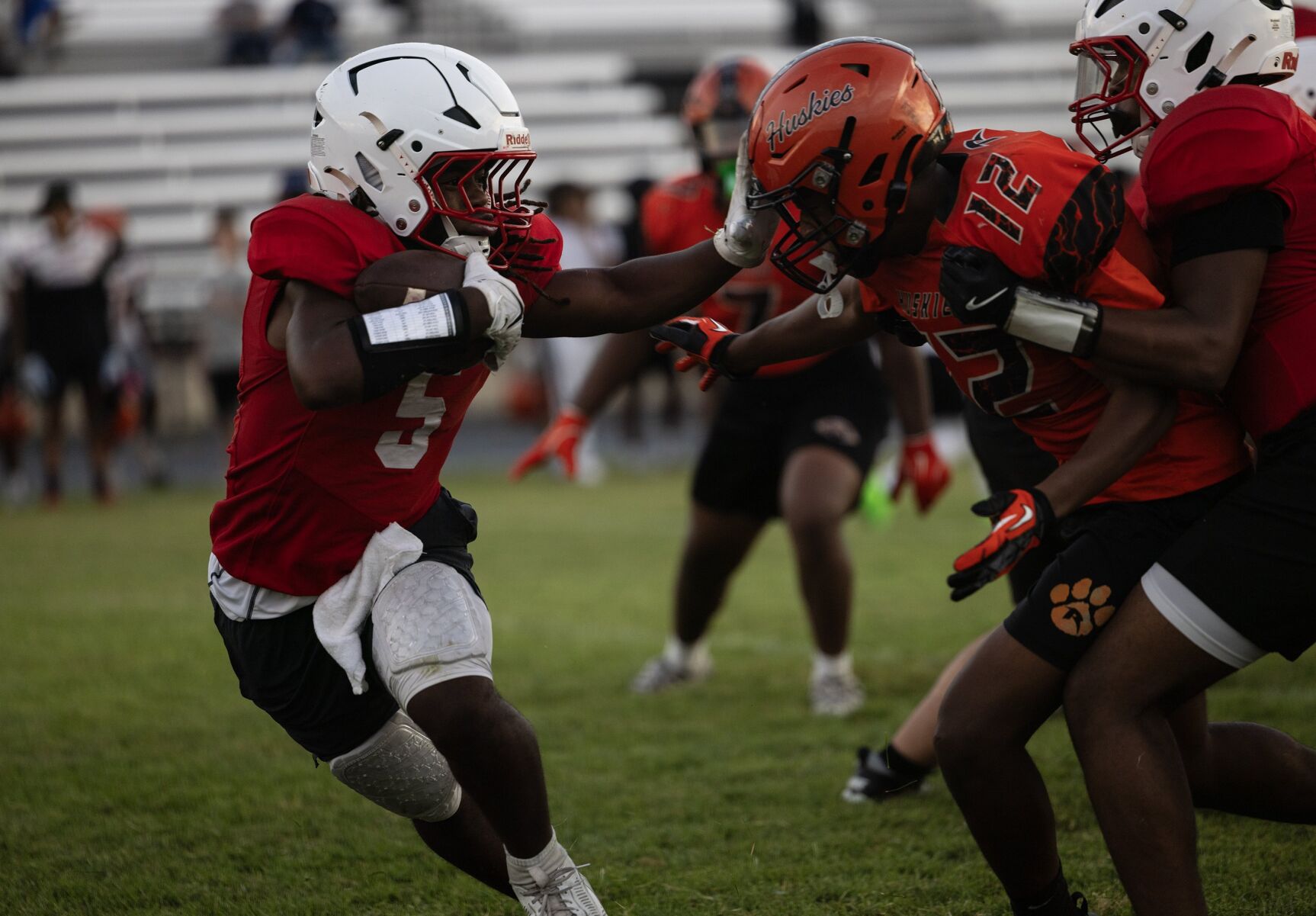 Ritenour football scrimmage