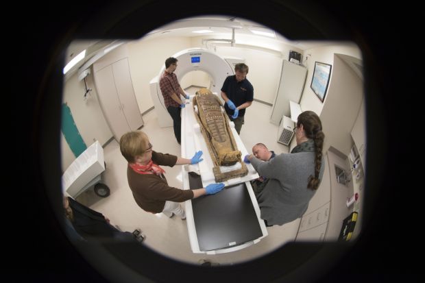 Mummies get a closer look at Barnes-Jewish