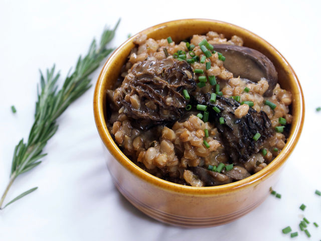 Recipe: Wild Mushroom Farro “Risotto”