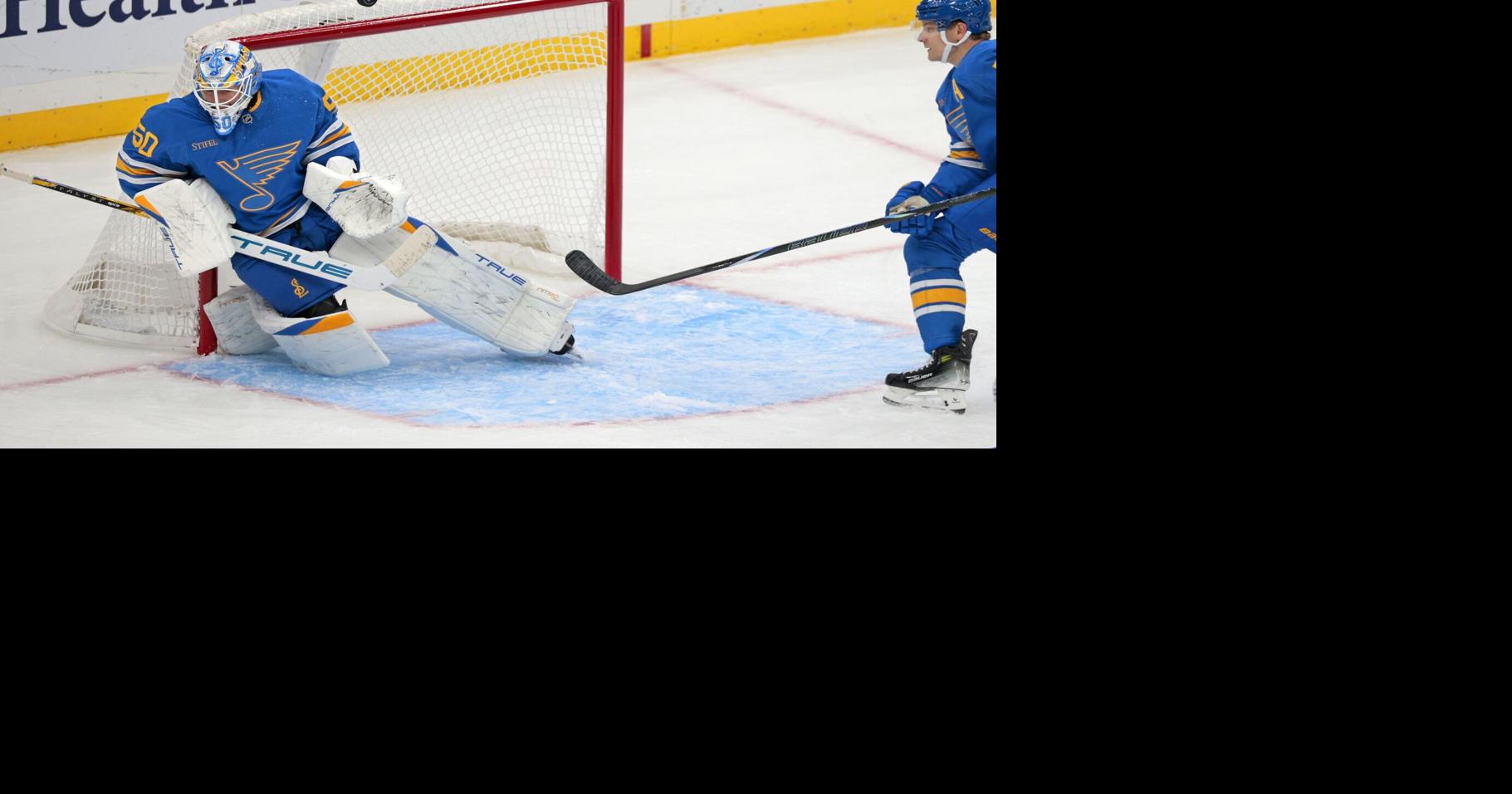 Game Day: Jordan Binnington back in goal as Blues host last-place Flames