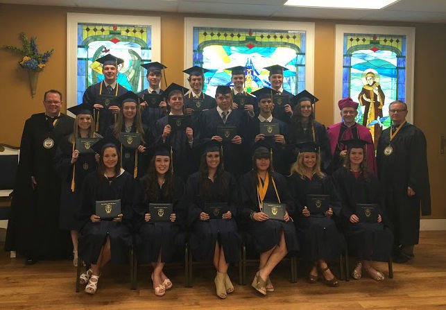 Father McGivney Cathoilc High graduates its first crop of seniors