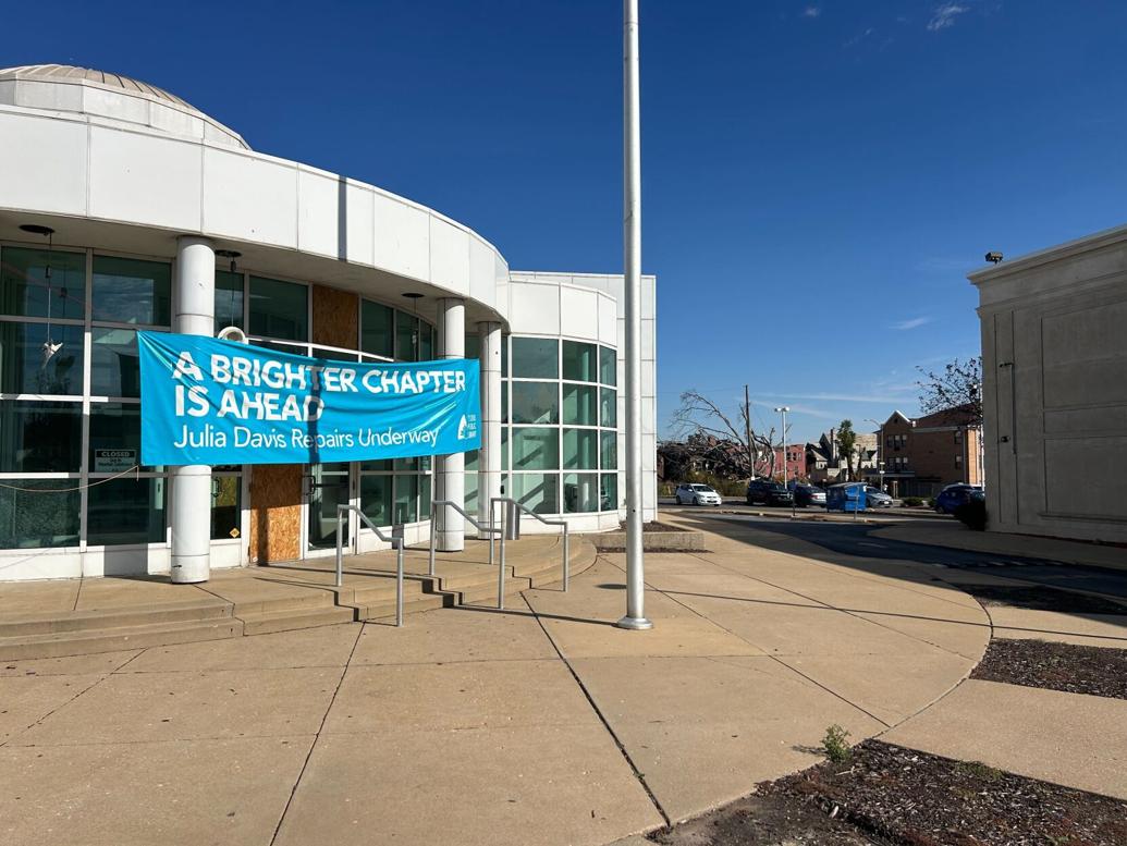 Two St. Louis libraries hit by tornado still await repairs
