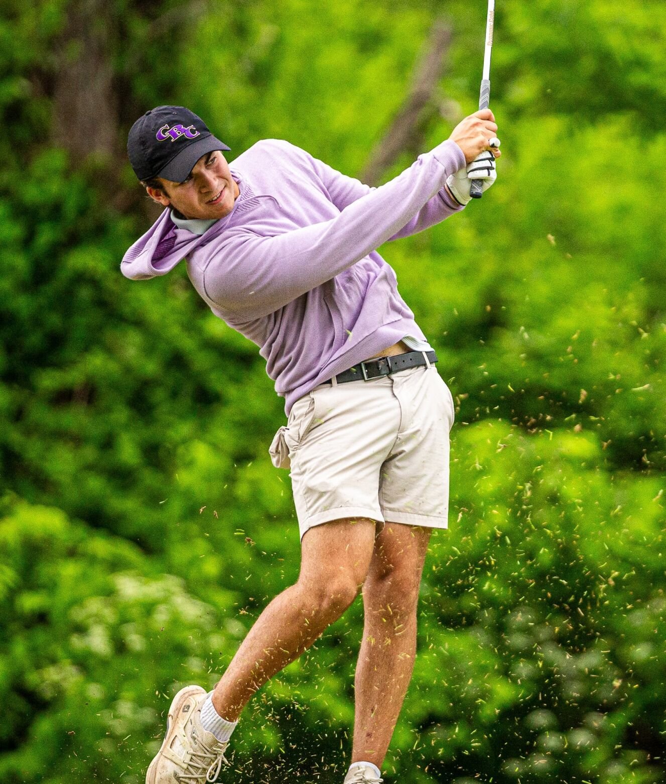 Scenes from first round of Missouri Class 5 boys golf tournament