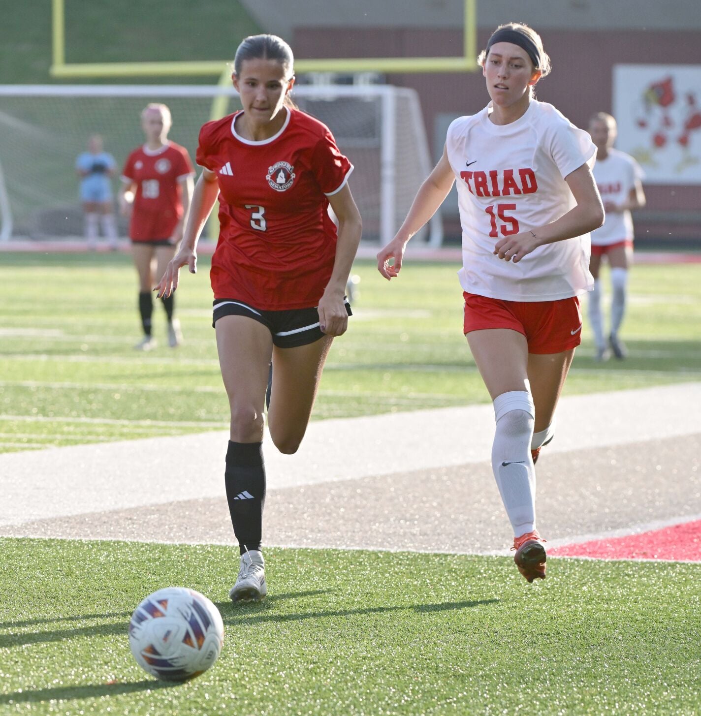 Class 2A Alton Sectional girls soccer semifinal: Springfield 2, Triad 1