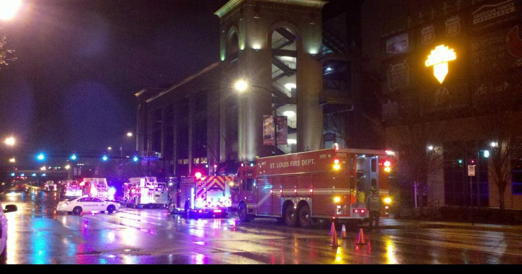 Fire trucks called to Busch Stadium for minor fire