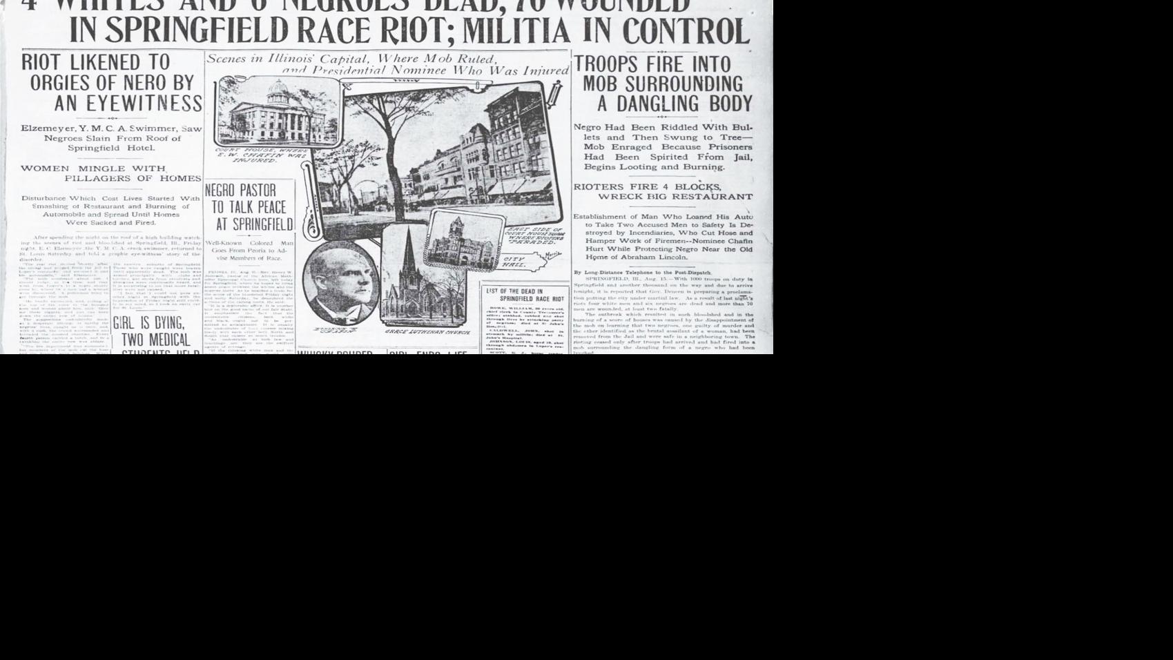 Site of 1908 Springfield, Ill., race riot added to the African American ...