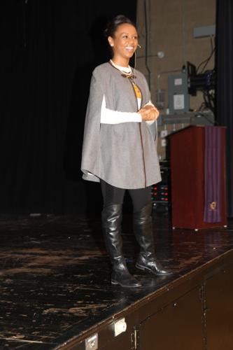 Amazing Race winner visits Rosati-Kain, her alma mater