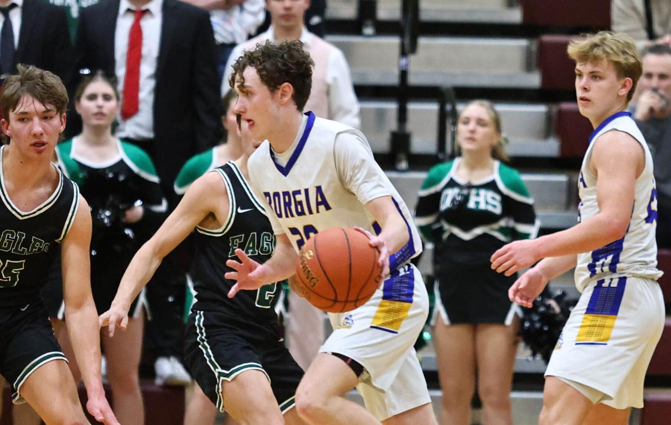 Class 4 District 7 boys basketball final: Borgia 51, Orchard Farm 44