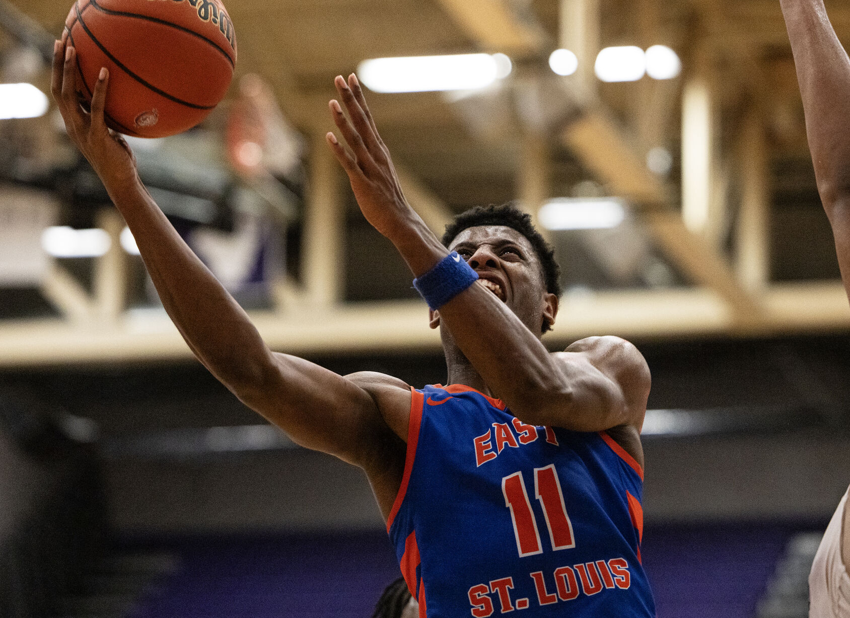 Collinsville, East St. Louis play SWC boys basketball game