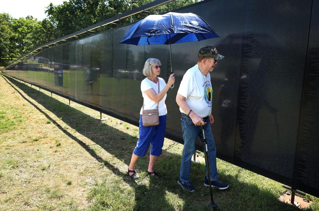 Photos: Traveling Vietnam Veterans Memorial wall at Jefferson Barracks Park