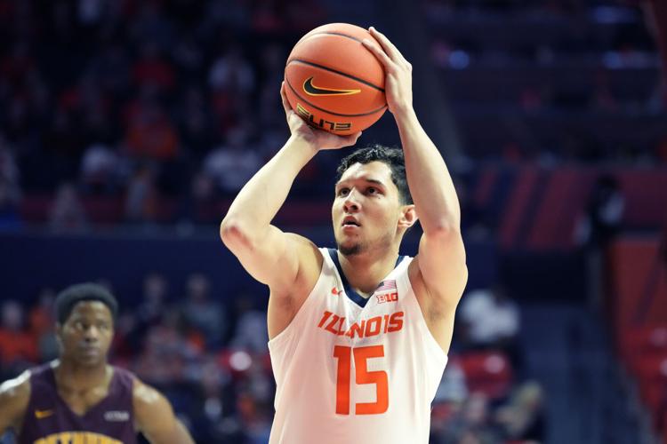 Brad Underwood raves about Illinois basketball's new starters Dain ...