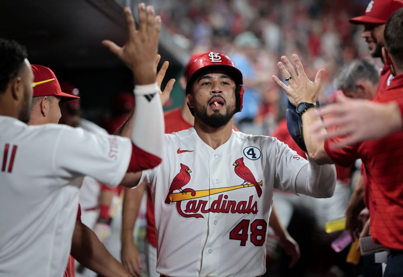 St. Louis Cardinals try to get the bats going against the Texas Rangers