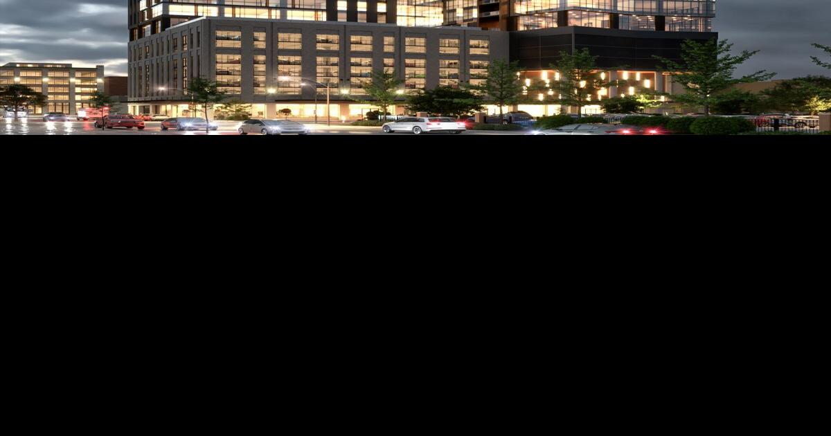 AHM Group renderings of mass timber project in Downtown West