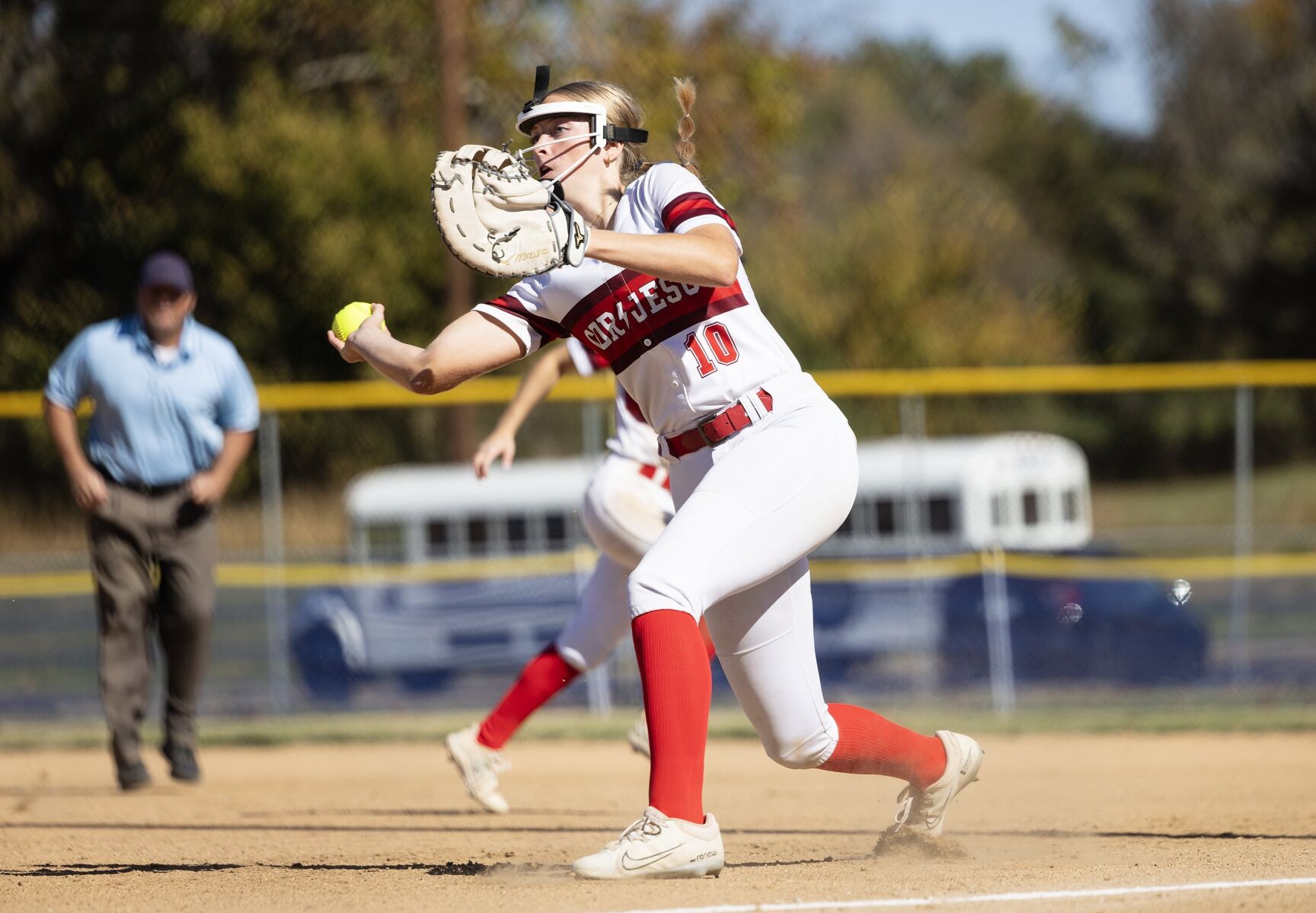 Alice Vogel settles in and pitches Cor Jesu to first softball state ...