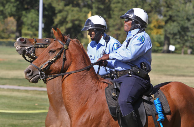 Mounted patrol returns to Forest Park home