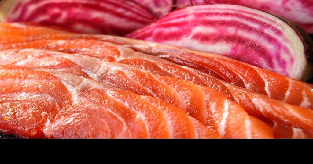 Beet-Cured Salmon