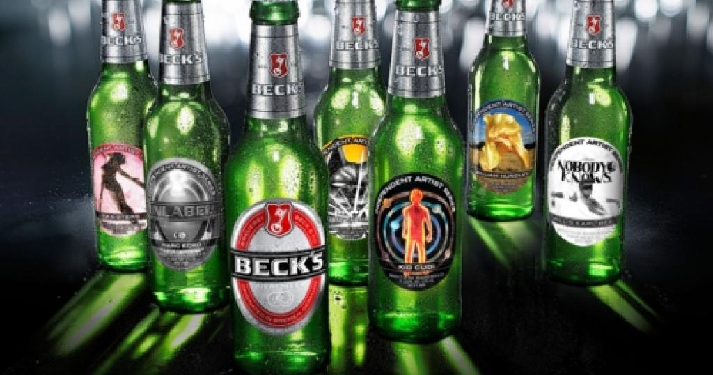 Beck's beer adds 6 artists' work to labels