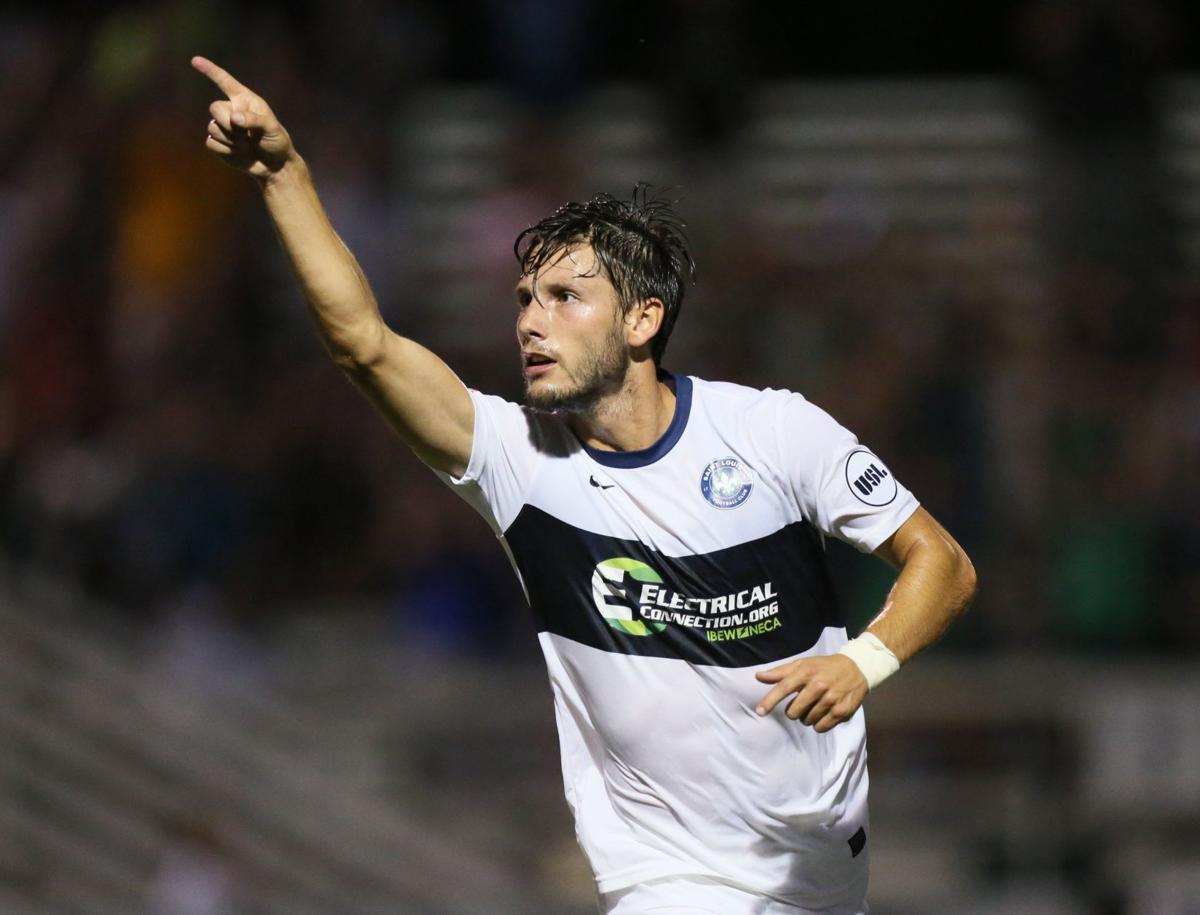 Rudolph's late goal gives STLFC big win over Tulsa