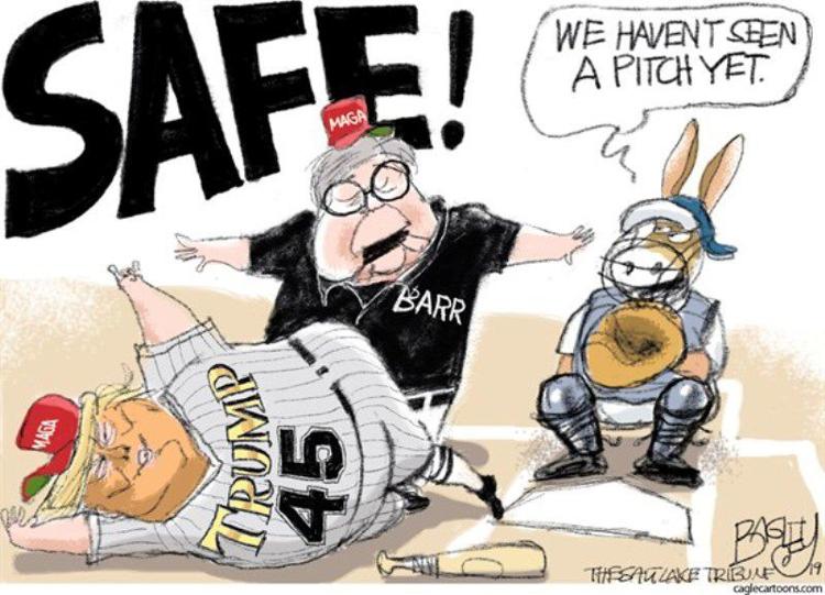 In the cartoons: AOC; Barr; IRS