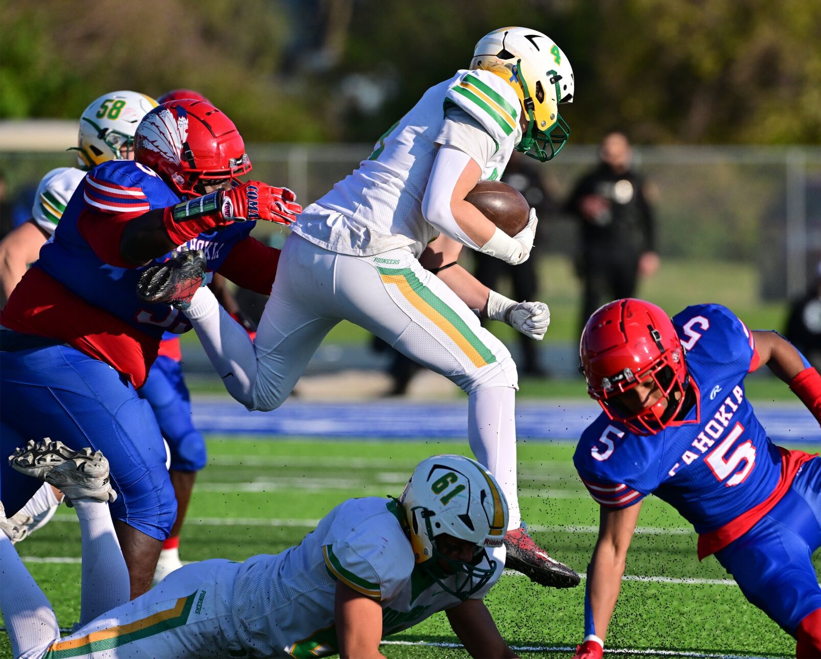 Class 4A football state quarterfinal: Normal University High 31, Cahokia 12
