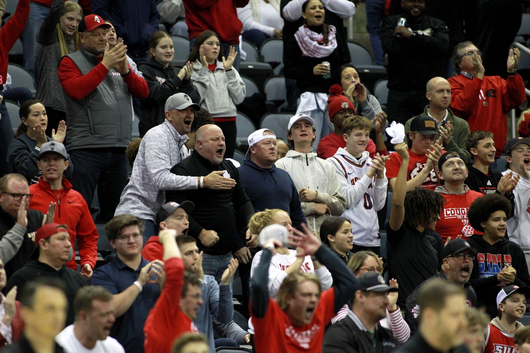 Photos and video: SIUE celebrates its first-ever NCAA Tournament berth