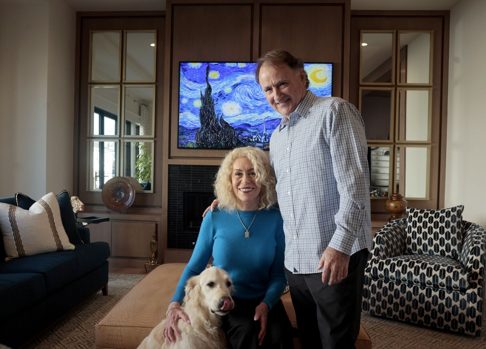 At home with Steve Bell & Maryann Reese LoPiccolo in Kirkwood