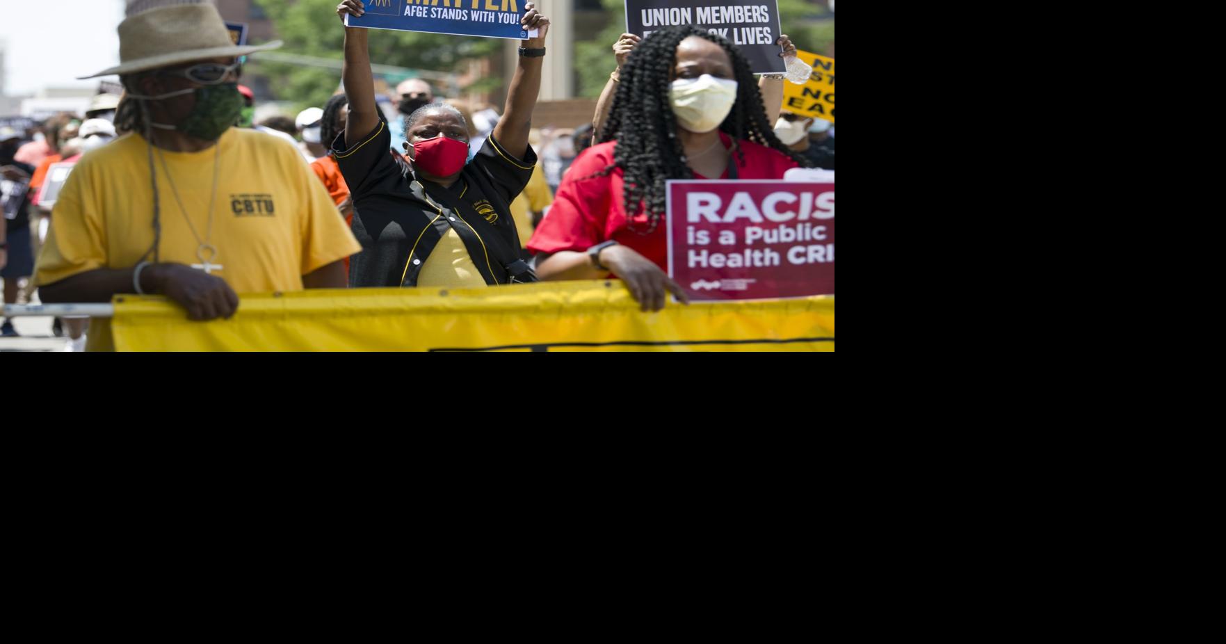 Photos: Coalition of Black Trade Unionists for Black Lives Matter march