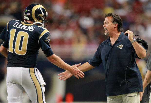 Clemens 'ready to rock and roll' as Rams' QB