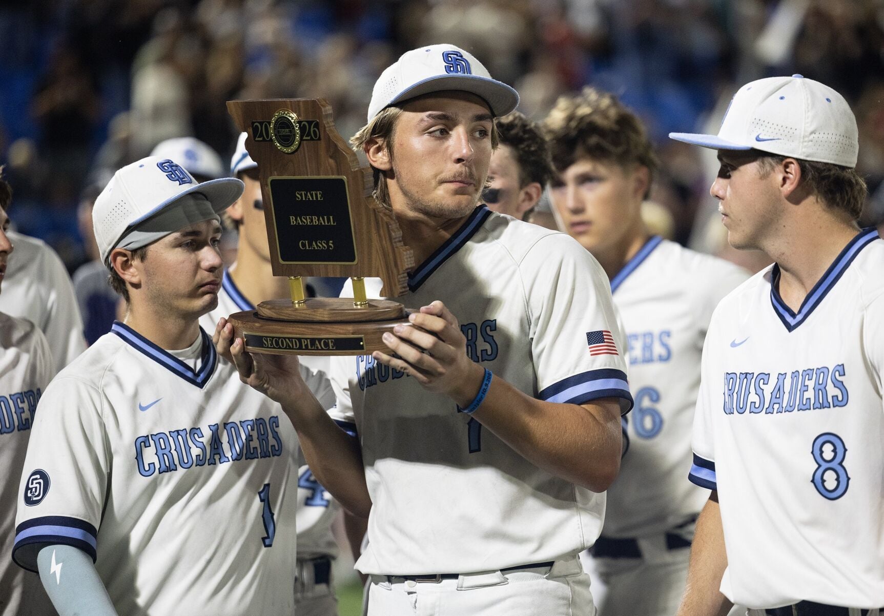St. Dominic's furious rally falls one run short in Class 5 title game ...