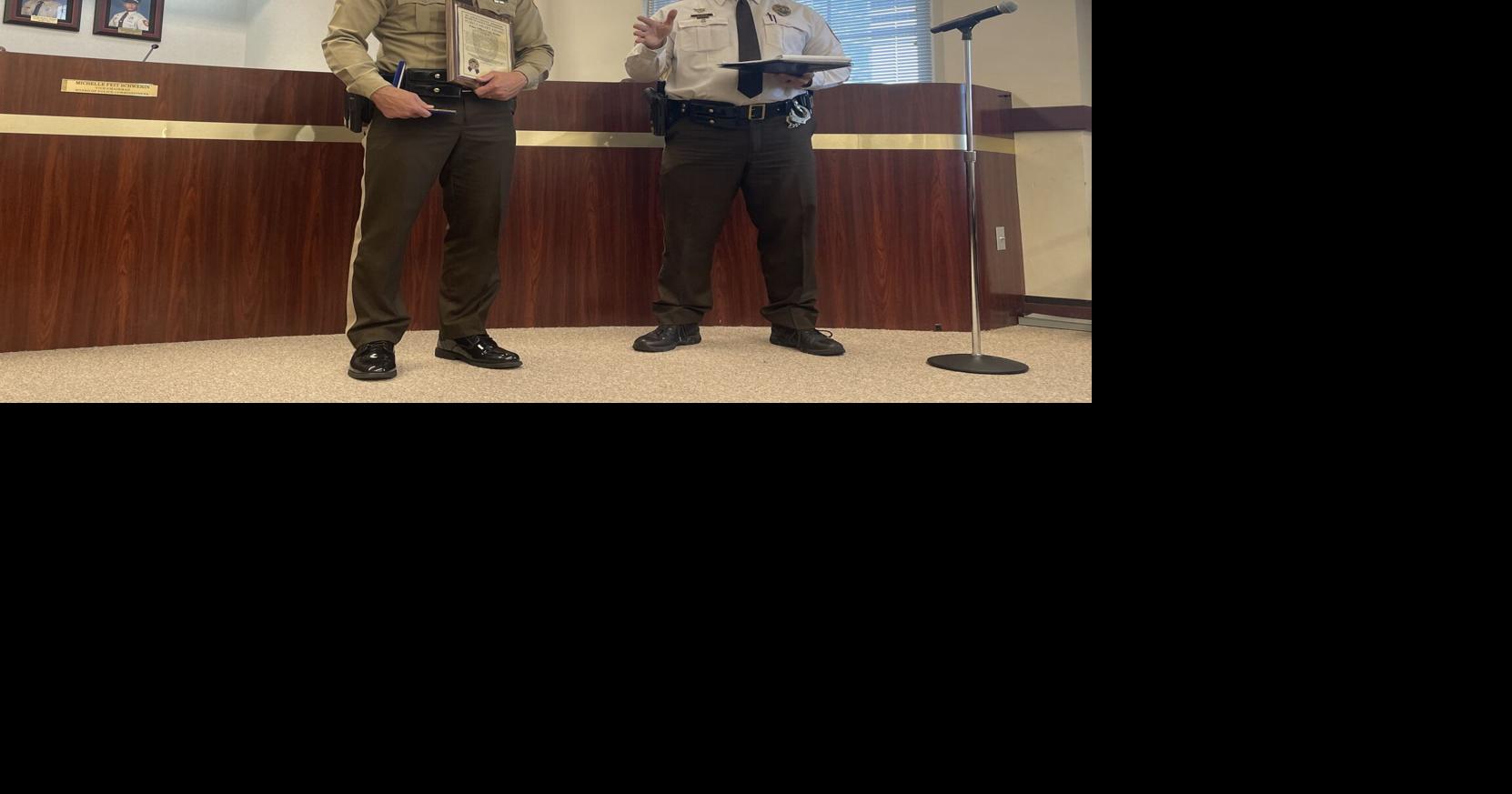 St. Louis County officer receives police Purple Heart