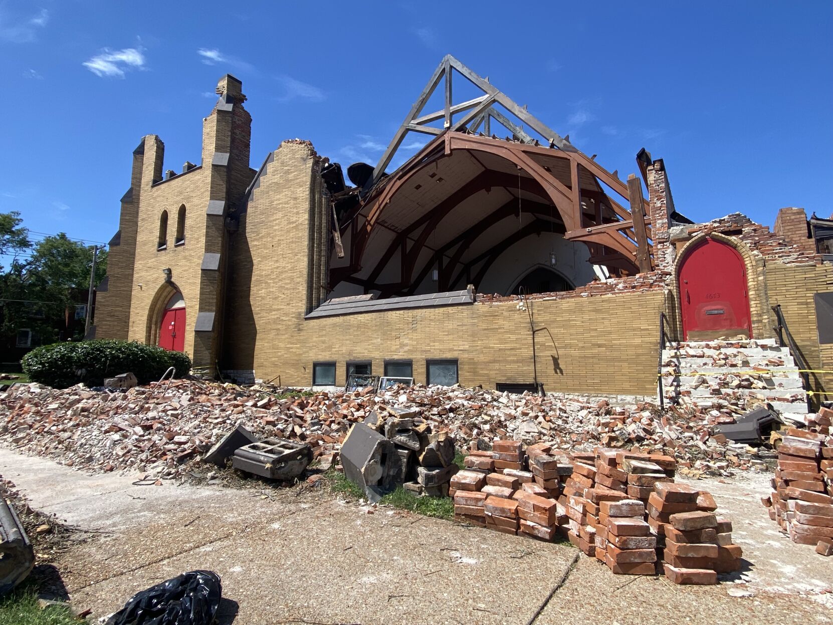 St. Louis churches tornado damaged aim to repair, rebuild