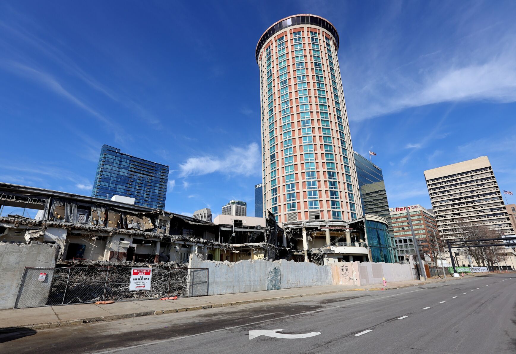 Photos: Millennium Hotel demolition continues