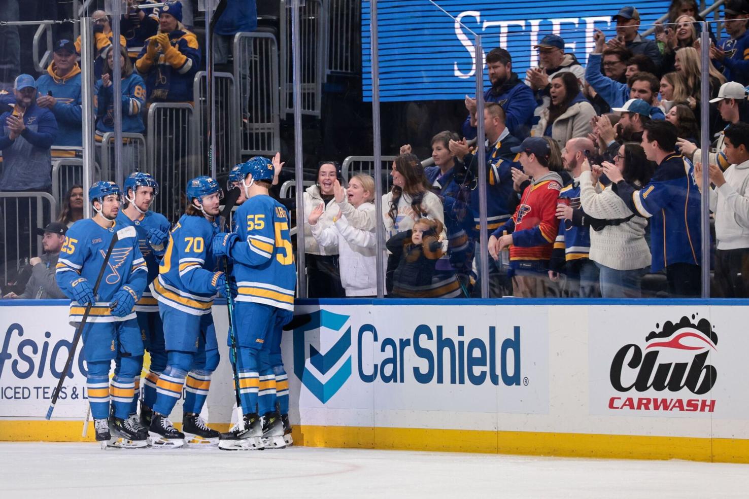 Photos: St. Louis Blues win 4-3 against Vegas Golden Knights at ...
