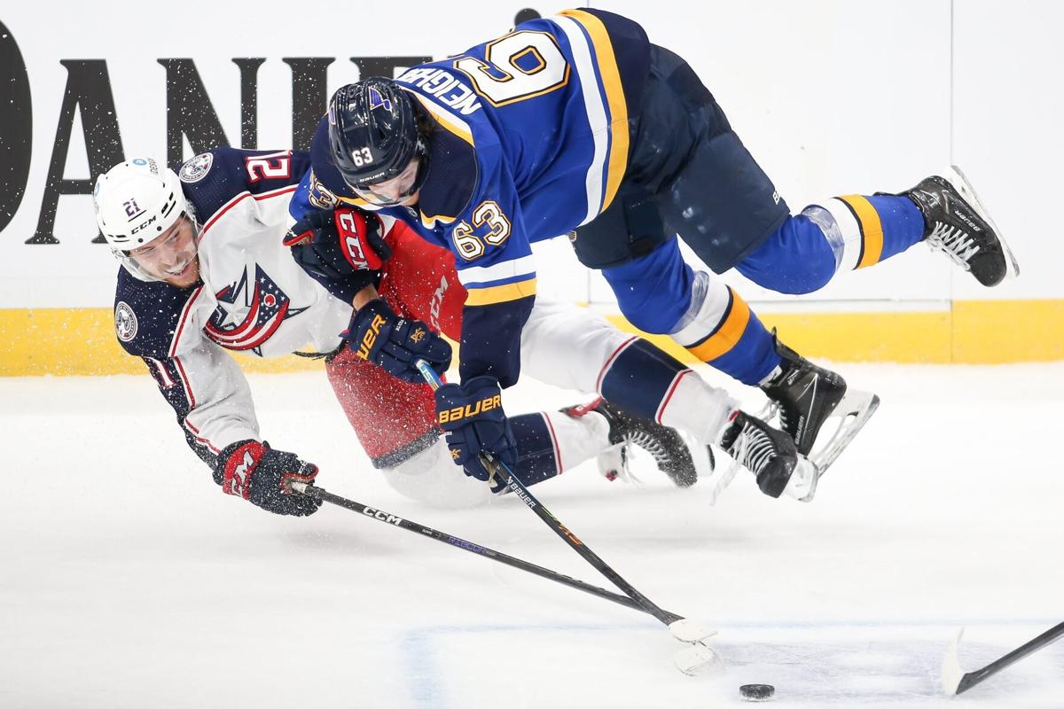 As Blues keep shuffling lineup, Jake Neighbours keeps having new ...