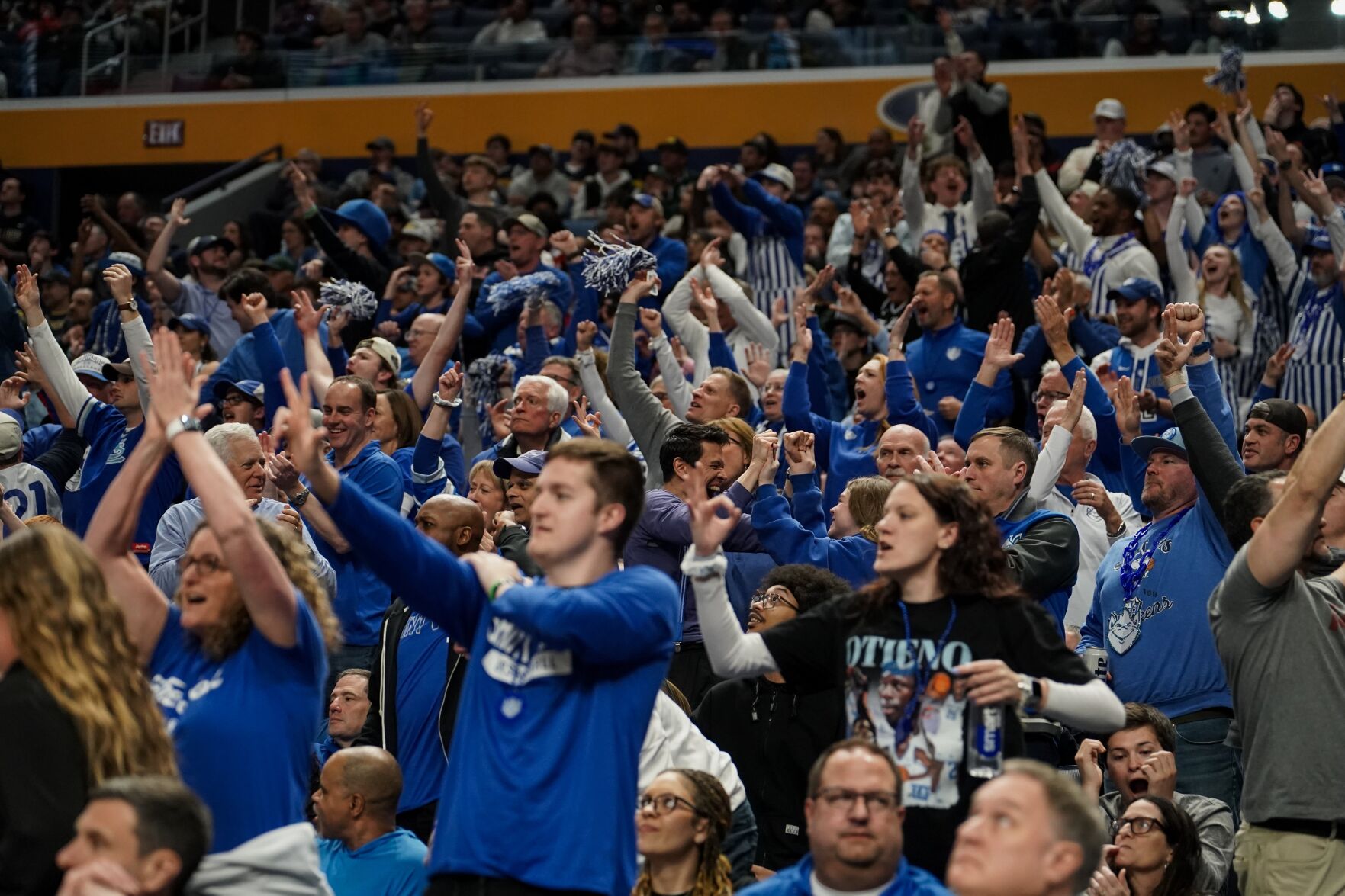 SLU has a blast as it blows out Georgia 102-77 in first round of NCAA ...